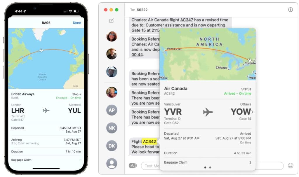 Text Flight Numbers to People You’re Visiting So They Can Track Your ...